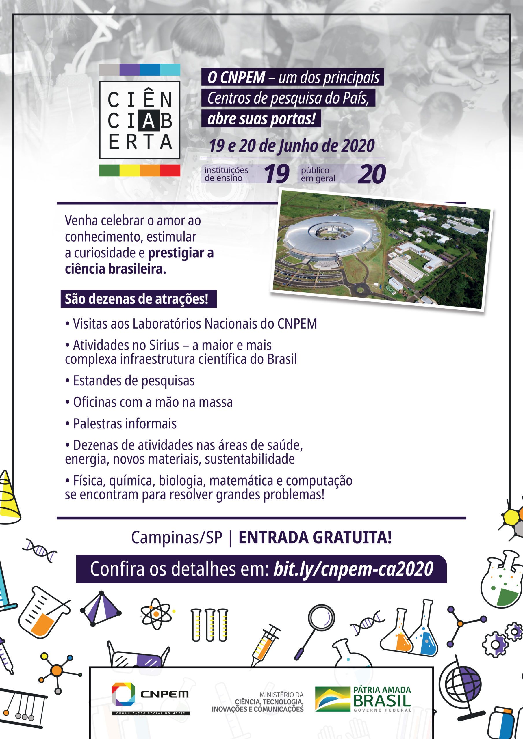 Ciência Aberta: o CNPEM abre suas portas – Laboratório Nacional de ...